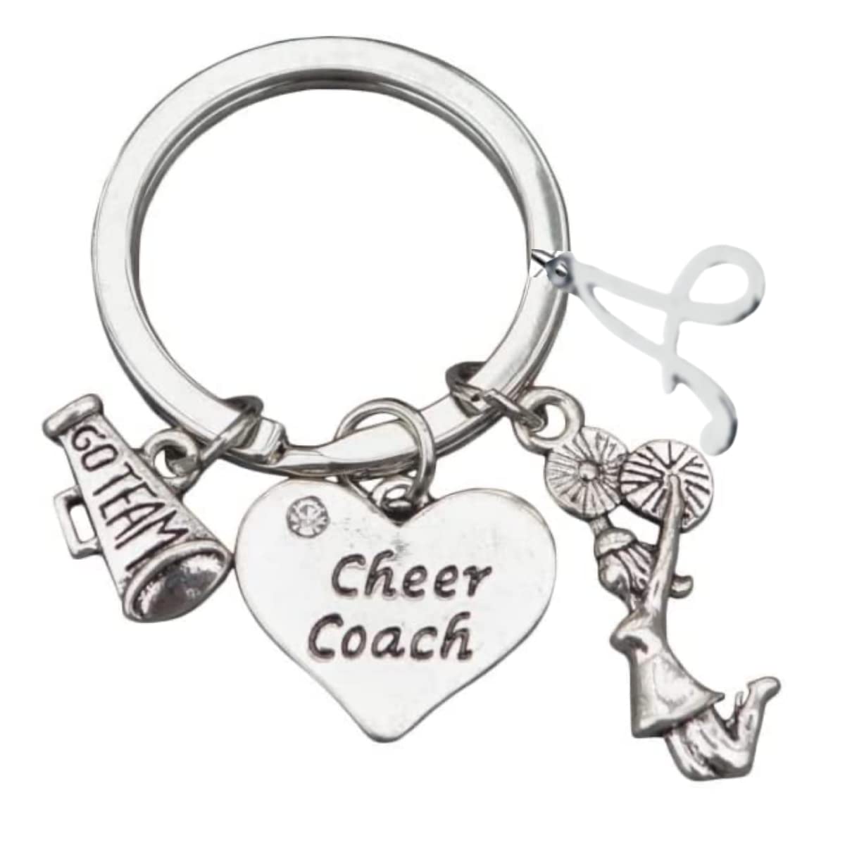 Amazon.com: Infinity Collection - Personalized Cheer Coach Keychain ...