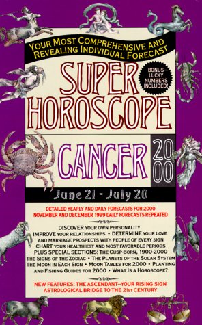 Cancer 2000: Astrology World: 9780425168813: Amazon.com: Books