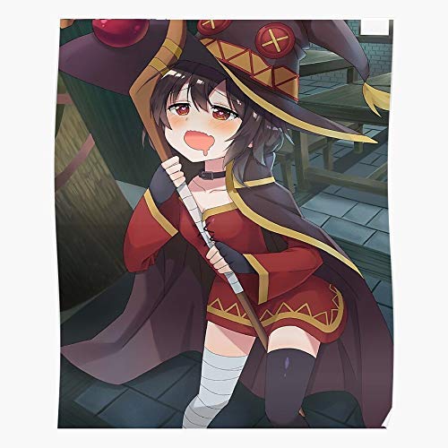 Amazon.com: Megumin Poster Konosuba, Gift For Home Decor Wall Art Print ...