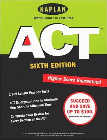 Amazon.com: Kaplan ACT, Sixth Edition: 9780743213912: Kaplan: Books