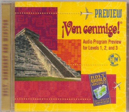 Ven Conmigo! Audio Program Preview for Levels 1, 2, & 3: 9789995007737 ...