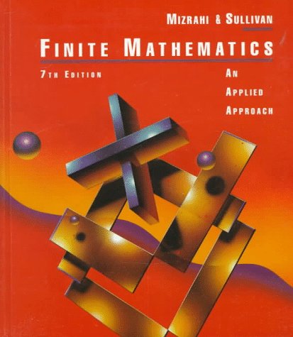 Amazon.com: Finite Mathematics: An Applied Approach: 9780471107002 ...