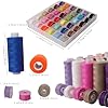 Amazon.com: 72Pcs 36 Colors Prewound Bobbins,36 Colors 400 Yards per ...
