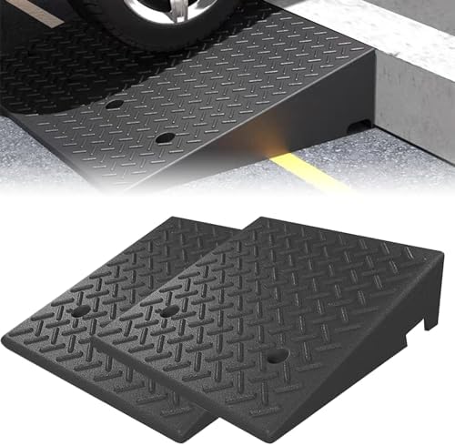 Amazon.com: Lakexus 2PCS Rubber Curb Ramp, 20"*20"*7" Rise Threshold ...