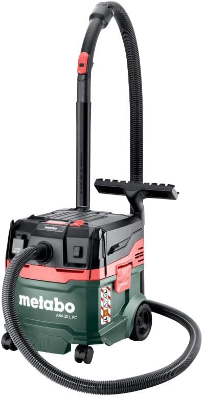 metabo 602085380 1200W all‑purpose vacuum with 20L capacity, automatic ...