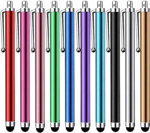 Amazon.com: elitegadget 10 Pieces Random Color Stylus Pen - Colorful ...
