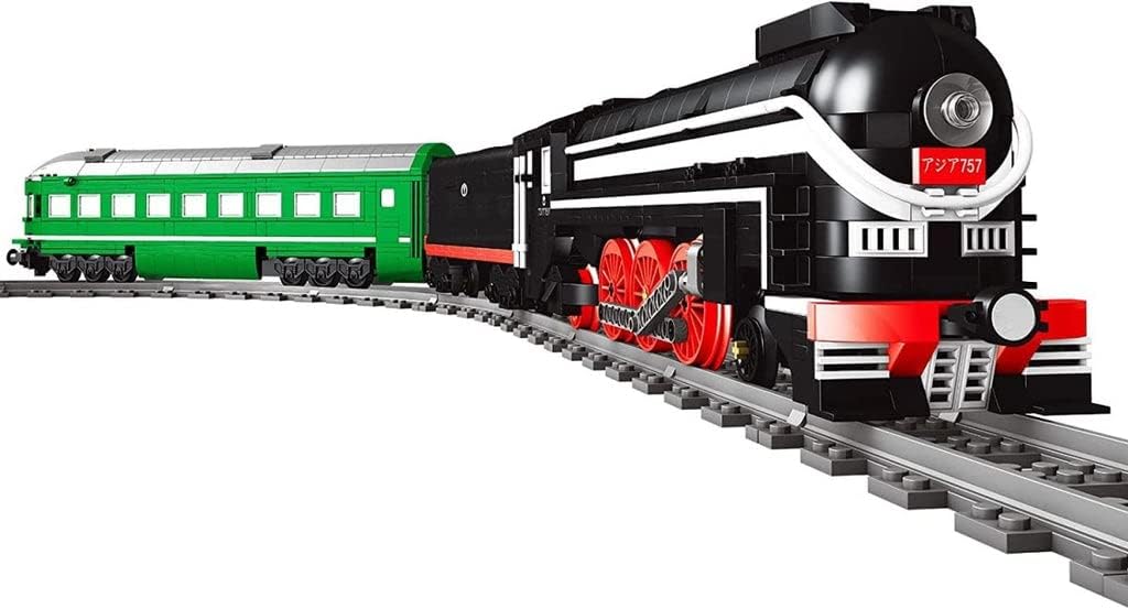 Amazon.com: Building Block Puzzle Train 1000 Pieces (Asia Express Train ...