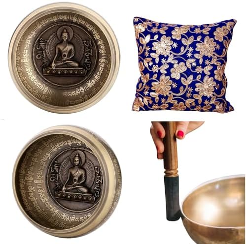 DSH Tibetan Singing Bowl Handcrafted Meditation Sound Bowl Easy To Play ...