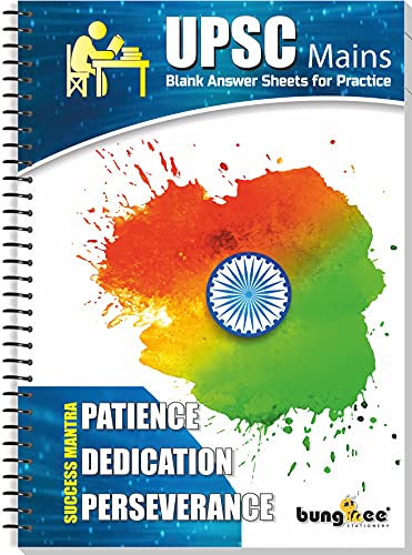 Bungbee UPSC Answer Writing Booklet Spiral Bound 320 Pages / 160 Sheets ...