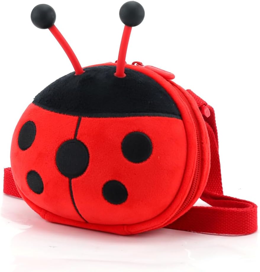 Amazon.com: JienClound Little Girls Purse Ladybug Bag Mini PU Leather ...