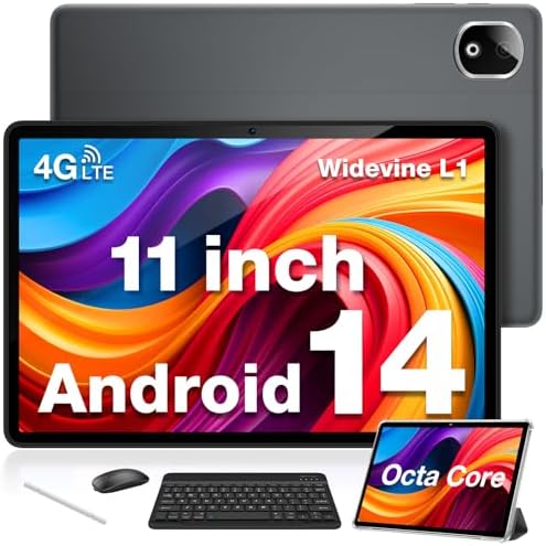 DOOGEE T30E Android Tablets, Tablet 11 Inch(2024), 128GB ROM/1TB TF ...