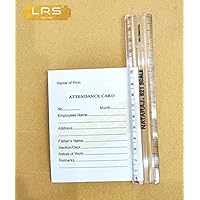 LRS Labour Daily Attendance/Muster Card/Wages Card - Monthly Attendance ...