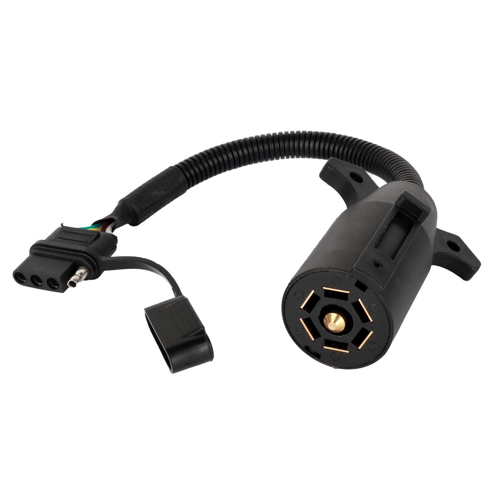 Amazon.com: TIROL Trailer Light Adapter, Trailer Adapter 7 Pin Round to ...