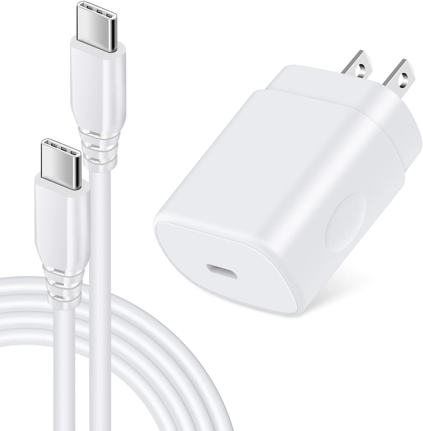 Amazon.com: 25W Fast Type C Charger Block iPhone 15 Charger Cable Cord ...