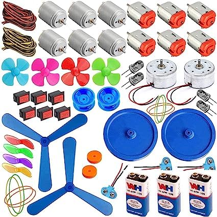 Buy QBM School Science Project Kit, Dc Motor Kit, Science Project Kit ...