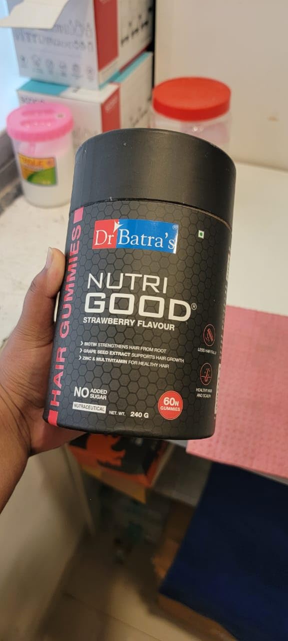 Dr Batra's Nutrigood Biotin Hair Gummies for Strong & Healthy Hair with ...