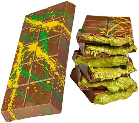 Amazon.com : Dubai Chocolate Pistachio Knafeh Bar(Original Size), 7.5 ...