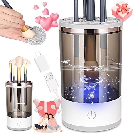 Kresal Makeup brush cleaner machine, Electric Cosmetic & Painting Brush ...