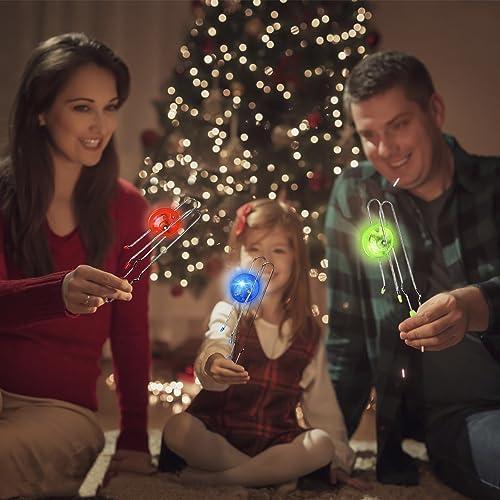 Snapklik.com : Jishi Retro Magic Rail Twirler Toy 3-Pack LED Light Up ...
