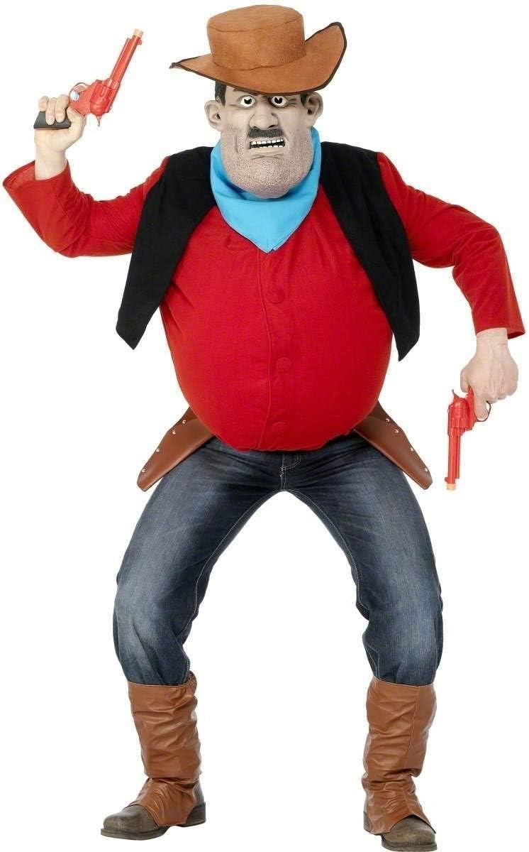 NEW OFFICIAL LICENSED DESPERATE DAN FANCY DRESS COSTUME : Amazon.co.uk ...