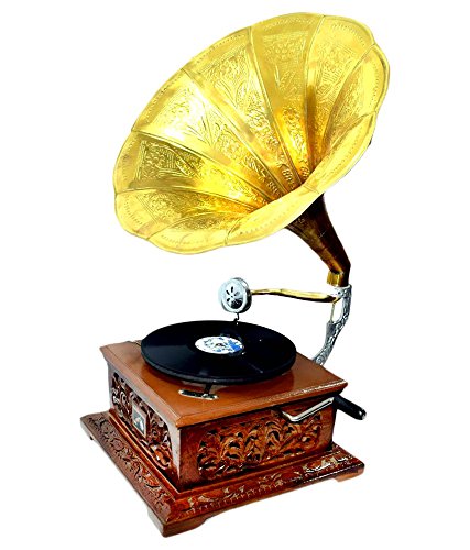Amazing handcrafted Vintage Gramophone Player with Record/décor vintage ...