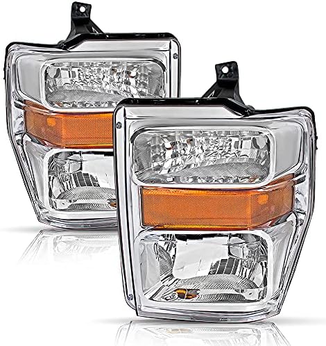 Amazon.com: BRYGHT Headlight Assembly Fit for 2008 2009 2010 Ford F-250 ...