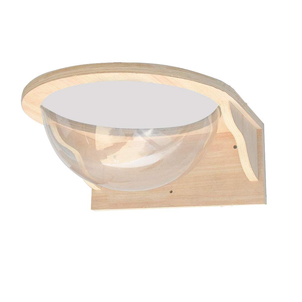 Tardo X-Large Transparent Cat House Wall-Mounted Wooden Cat Space ...