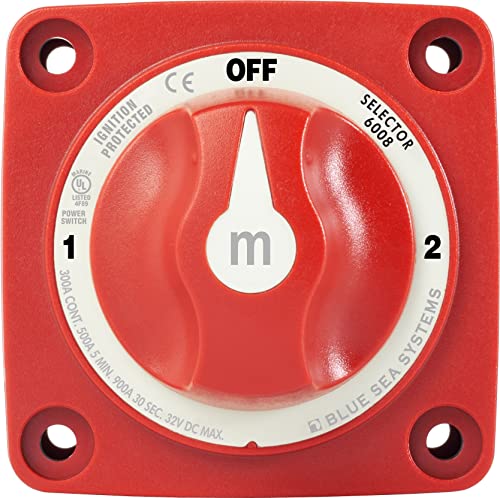 Snapklik.com : Blue Sea Systems 6008 m-Series Battery Switch 3 Position ...