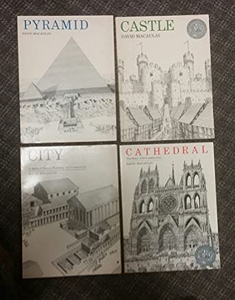 Cathedral, Castle, City & Pyramid 4 Book Set: David Macaulay: Amazon ...