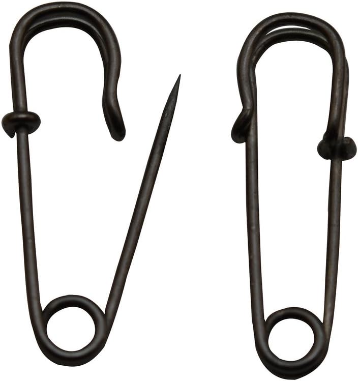 Amazon.com: Amanaote Gun Black Safety Pins 30mm X 10 mm Size Jewelry ...