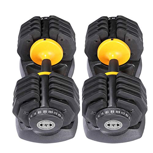 Haltères réglables pas cher pour la musculation à la maison