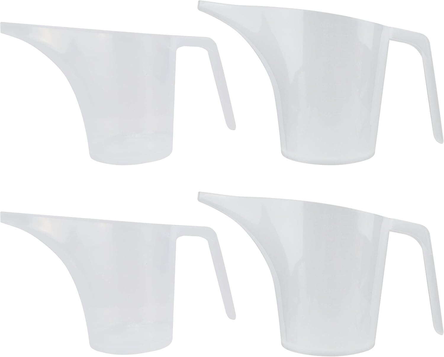 Amazon.com: EIKS Plastic Funnel Pitcher Measuring Cup with Long Spout ...