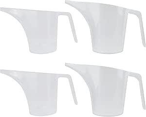 Amazon.com: EIKS Plastic Funnel Pitcher Measuring Cup with Long Spout ...