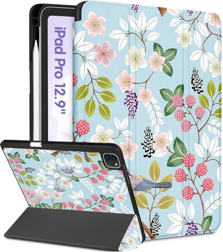 Amazon.com: Uppuppy for iPad Pro 12.9 Case Folio Cover with Pencil ...