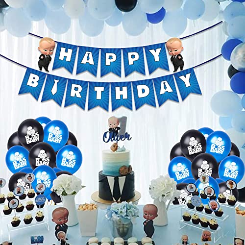 Party Propz Boss Baby Theme Birthday Decoration - 31Pcs Baby Boss Theme ...
