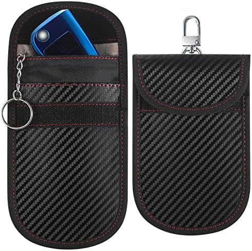 AA 2 X Car Key Signal Blocker Pouch, Faraday Bag for Car Keys, RFID Key ...