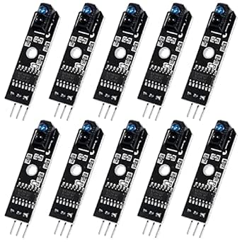 Coliao 10pcs TCRT5000 Infrared Reflective Sensor 5V 1 Way Tracing ...