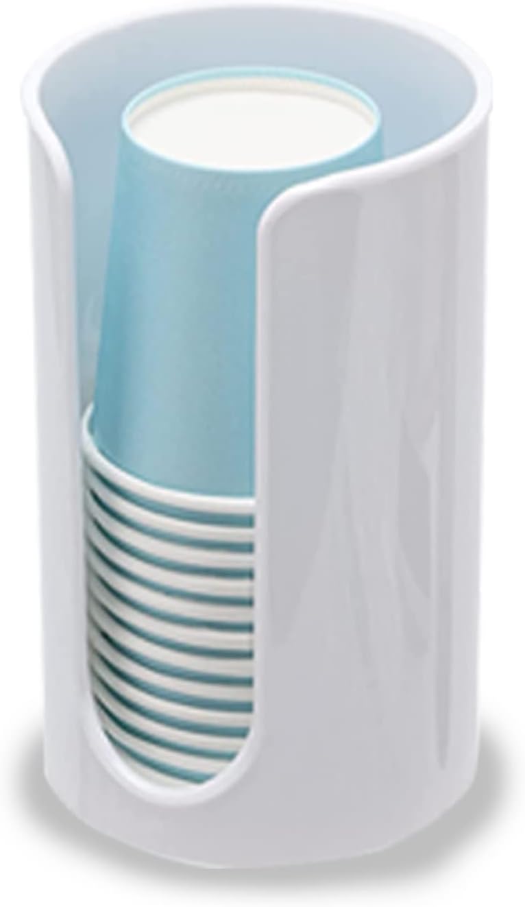 Amazon.com: Plastic Small Compact Disposable Paper Cup Dispenser ...