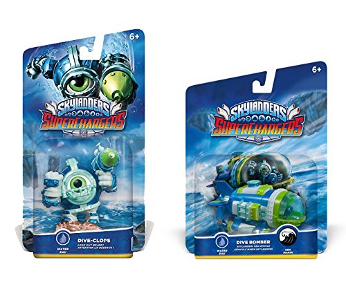 Amazon.com: Skylanders Superchargers Character & Vehicle Bundle - Dive ...