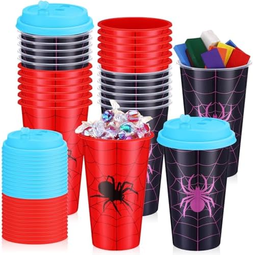 Amazon.com: FZR Legend 24 Pack Halloween Spider Web Party Favors Goodie ...