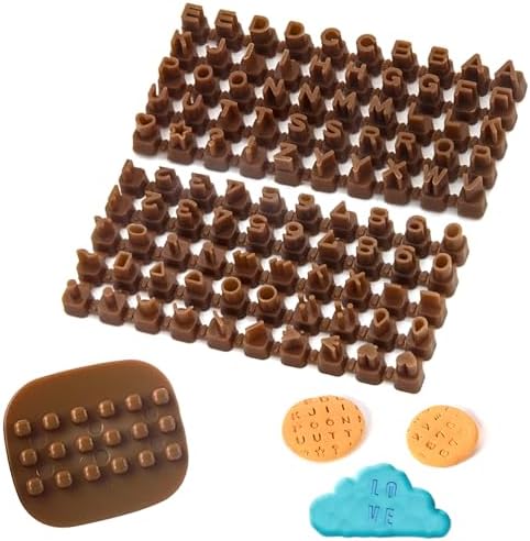 Letters Stamps for Clay,Mini Alphabet Number Letter Stamp Polymer Clay ...