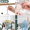 Amazon.com: Wnqou 2PCS Folding Sock Dryer with 40 Pegs, Metal Sock ...