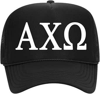 Alpha Chi Omega Sorority Trucker Hat - A Chi O Baseball Cap - Alpha Chi ...