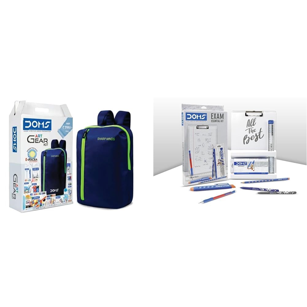 DOMS Art Gear KIT & DOMS EXAM Essential KIT : Amazon.in: Office Products