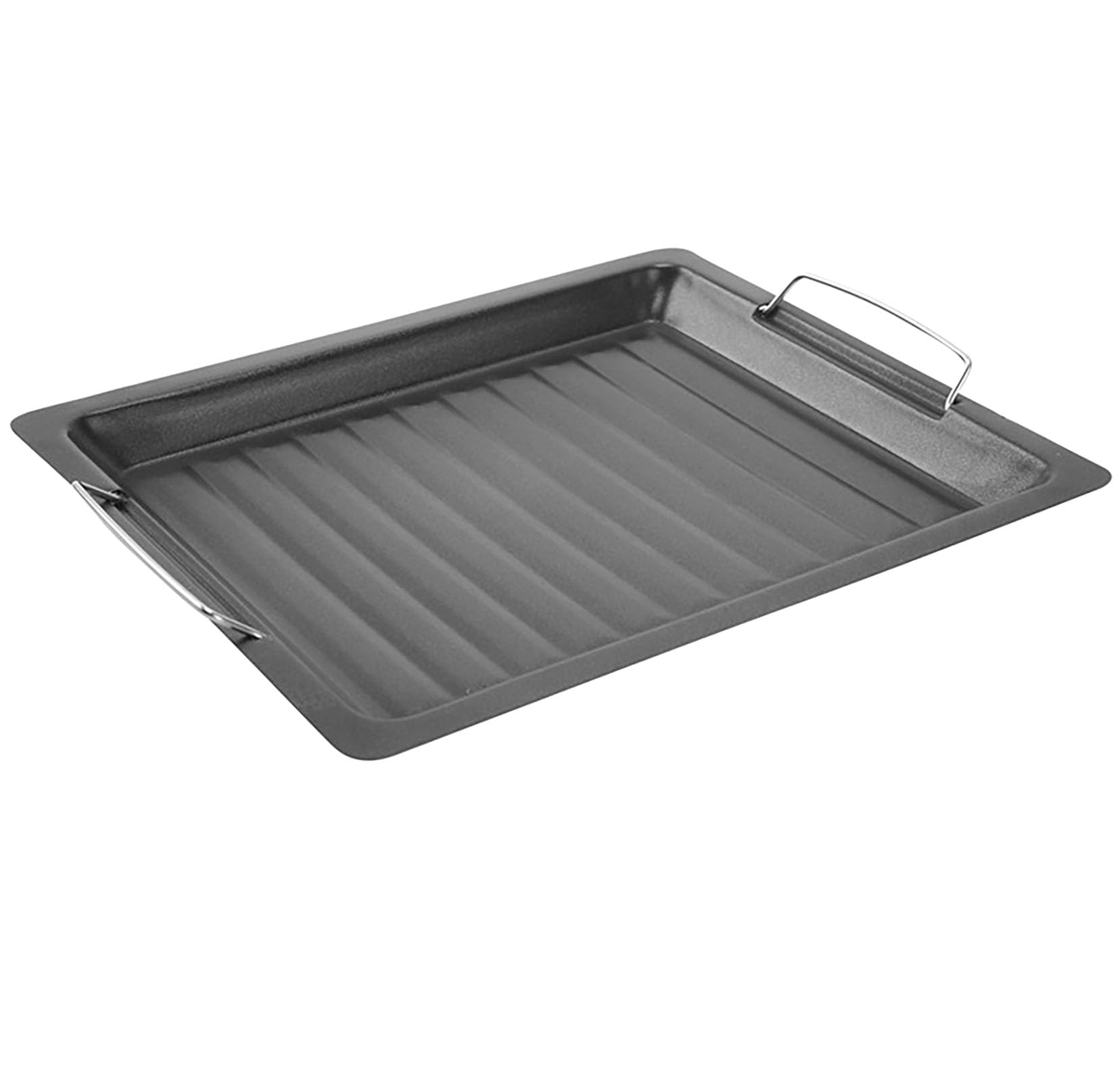 Amazon.com: Baking and Frying Pan, 11.8 Inch x 9.8 Inch Iron Plate with ...