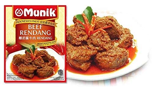 Amazon.com : Munik Bumbu Beef Rendang 4 oz - (Pack of 5) : Grocery ...