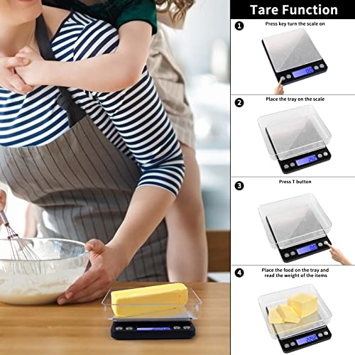 Buy Kitchen Digital Food Scale, High Accuracy Mini Food Scales Digital ...