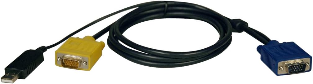 Amazon.com: Tripp Lite KVM USB Cable Kit for B020-Series and B022-Series KVM Switches, 2-in-1 ...