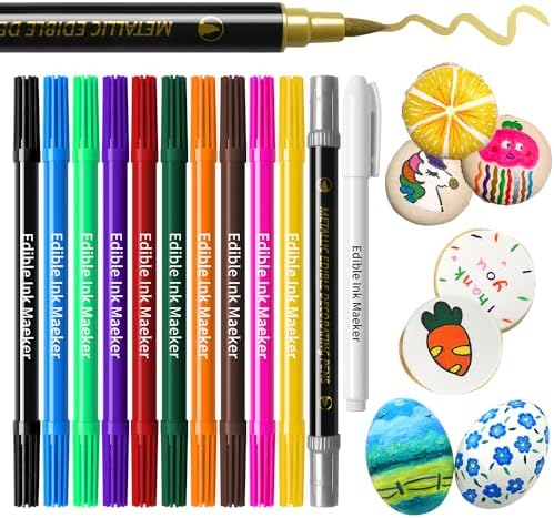 Amazon.com : Food coloring Pens, 11Pcs Double Sided Food Grade and ...