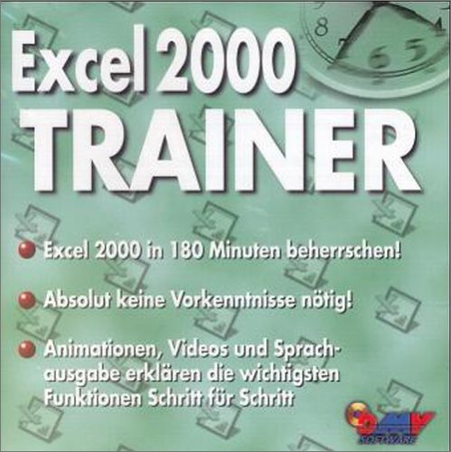 Amazon.co.jp: Excel 2000 Trainer. CD- ROM fuer Windows 95/98/ NT : Weig ...